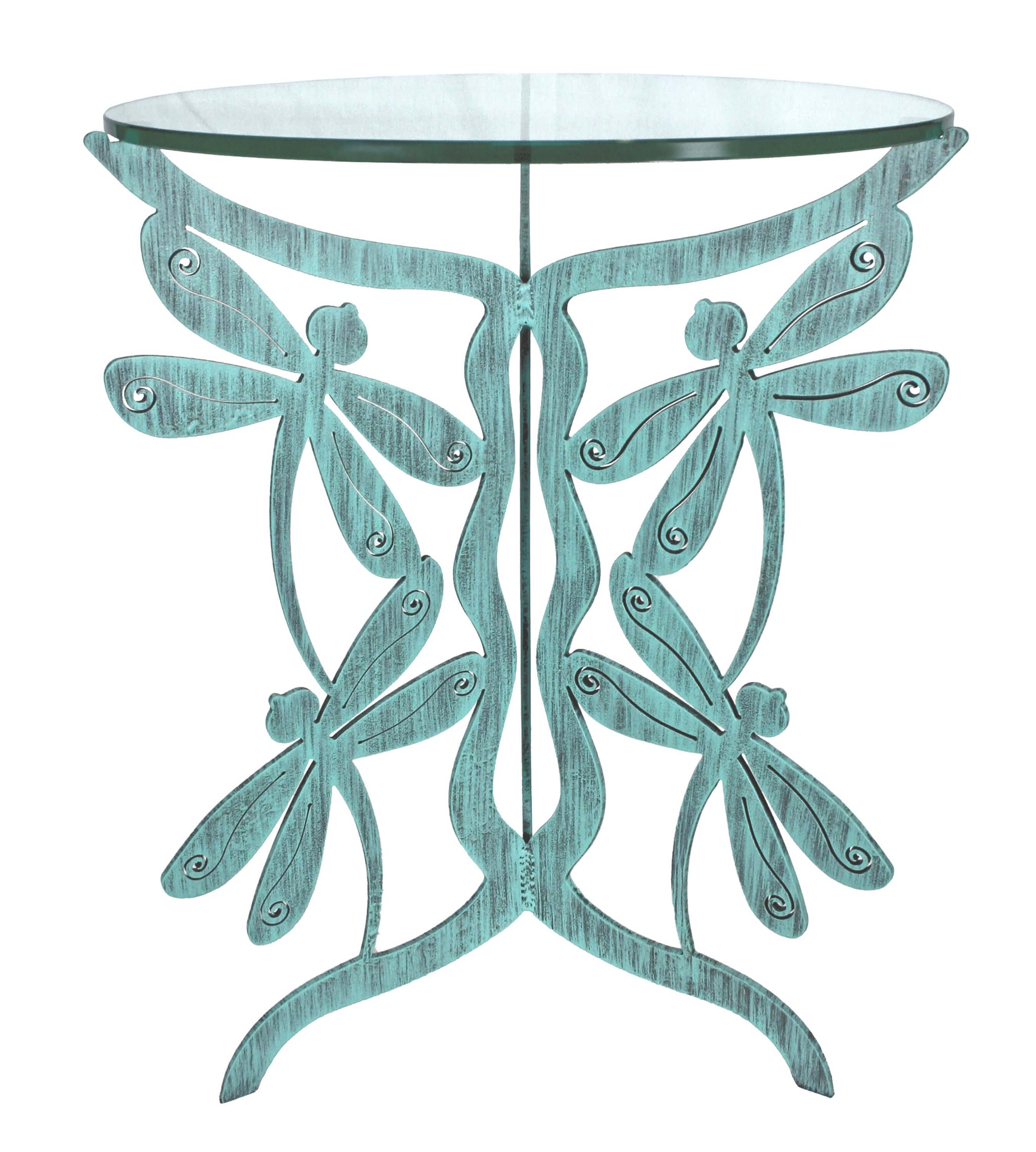 Dragonfly Table - Metal Garden Tables - Cricket Forge
