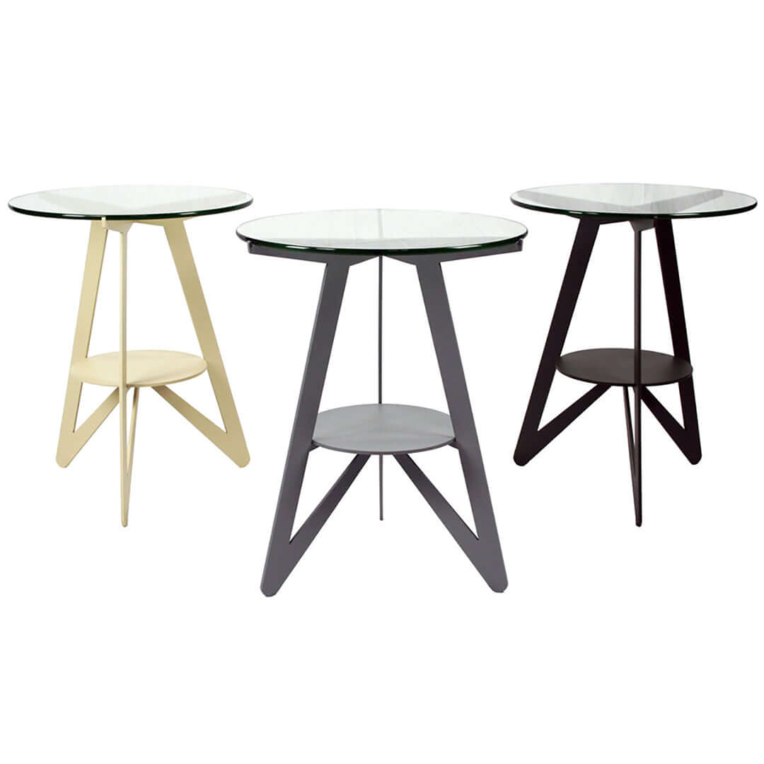 Acute Angles Table - Metal Side Tables - Cricket Forge