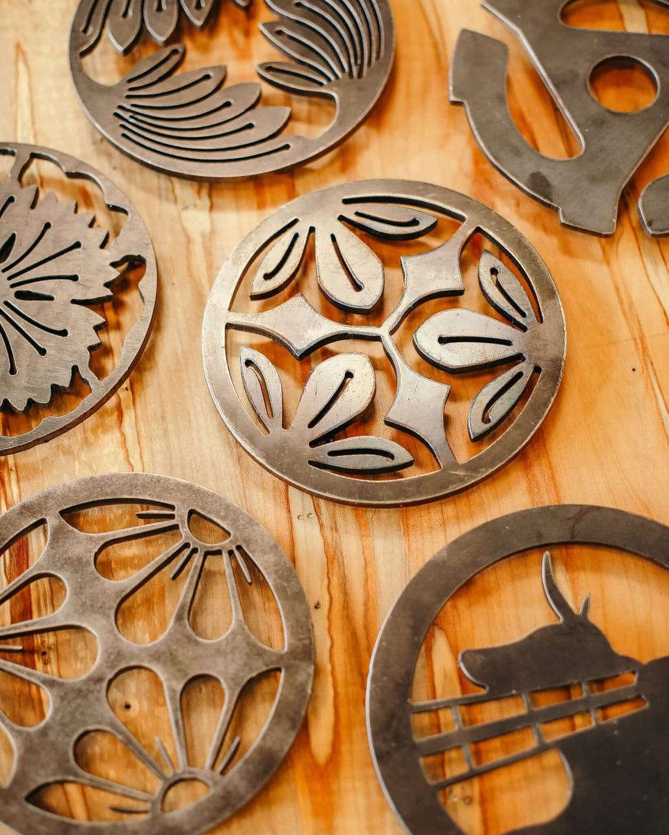 Steel Trivet - Metal Trivets for Hot Dishes - Cricket Forge